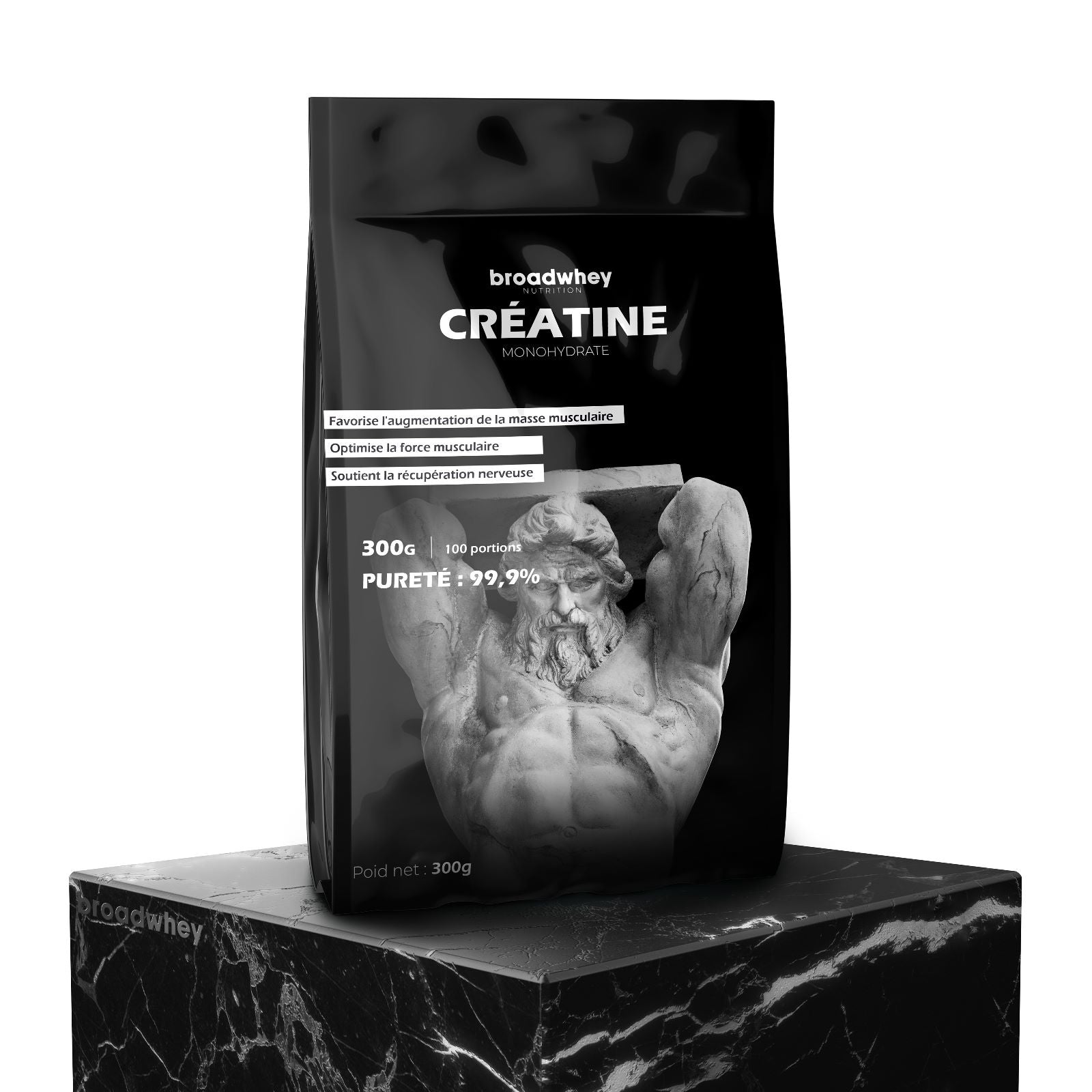 Créatine Monohydrate en poudre (100% Pure) – Force & Récupération